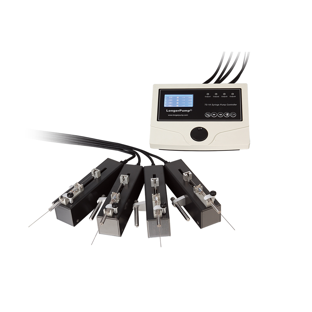 Micro-flow syringe pump 4-channel infusion/withdrawal TS-2A